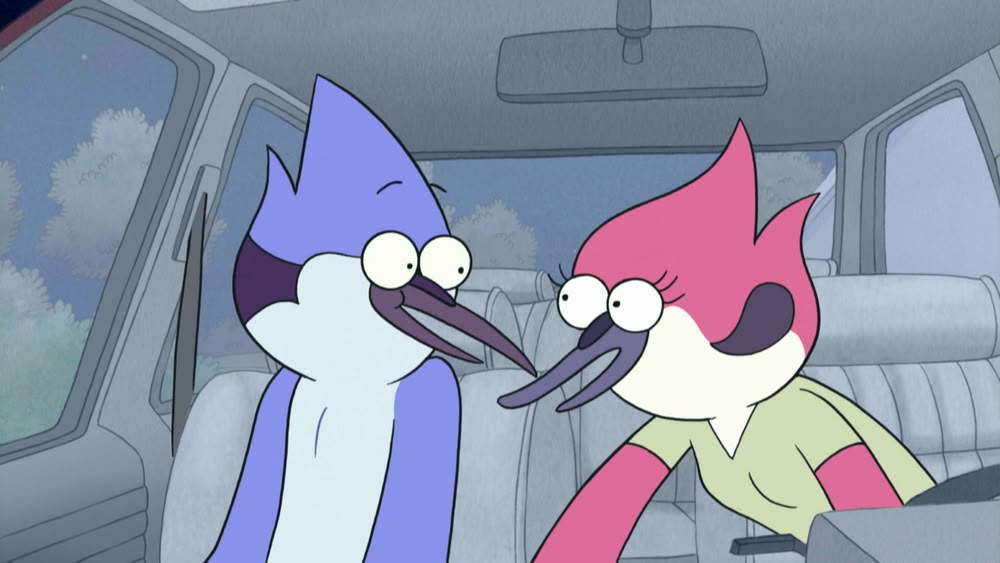 Regular Show Mordecai And Margaret Bad Kiss