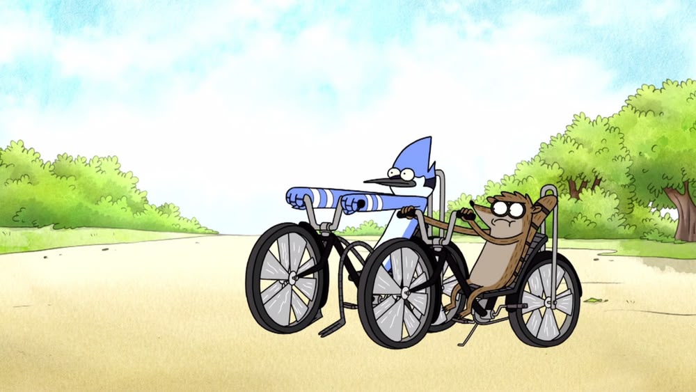 Regular Show Margaret Bike